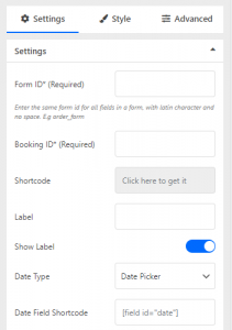 Form Booking - Piotnet Forms