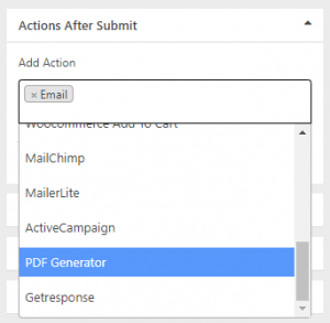 PDF Generator - Piotnet Forms