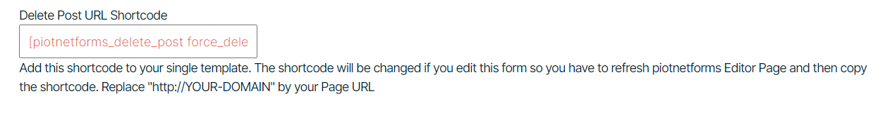 How to customize Frontend Post Submission - Piotnet Forms