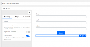 Preview Submission - Piotnet Forms