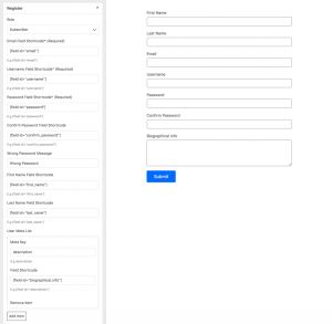 Register and Login Form Builder - Piotnet Forms