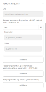Remote Request - Piotnet Forms