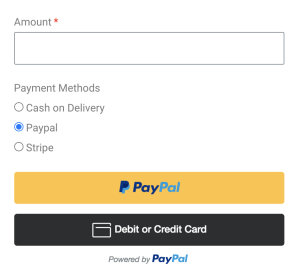 PayPal Payment - Piotnet Forms
