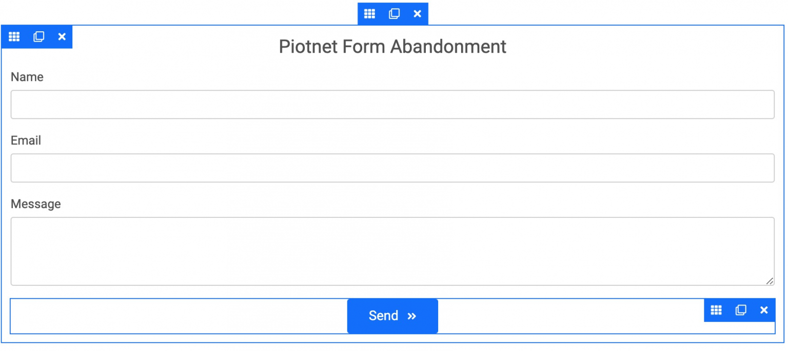 Form Abandonment - Piotnet Forms
