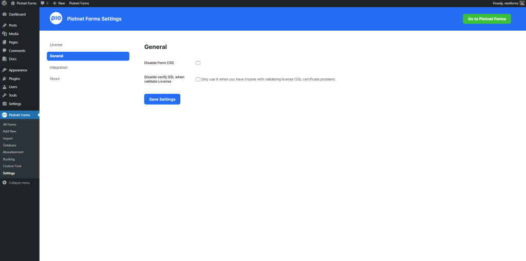 Elements of Piotnet Forms - Piotnet Forms
