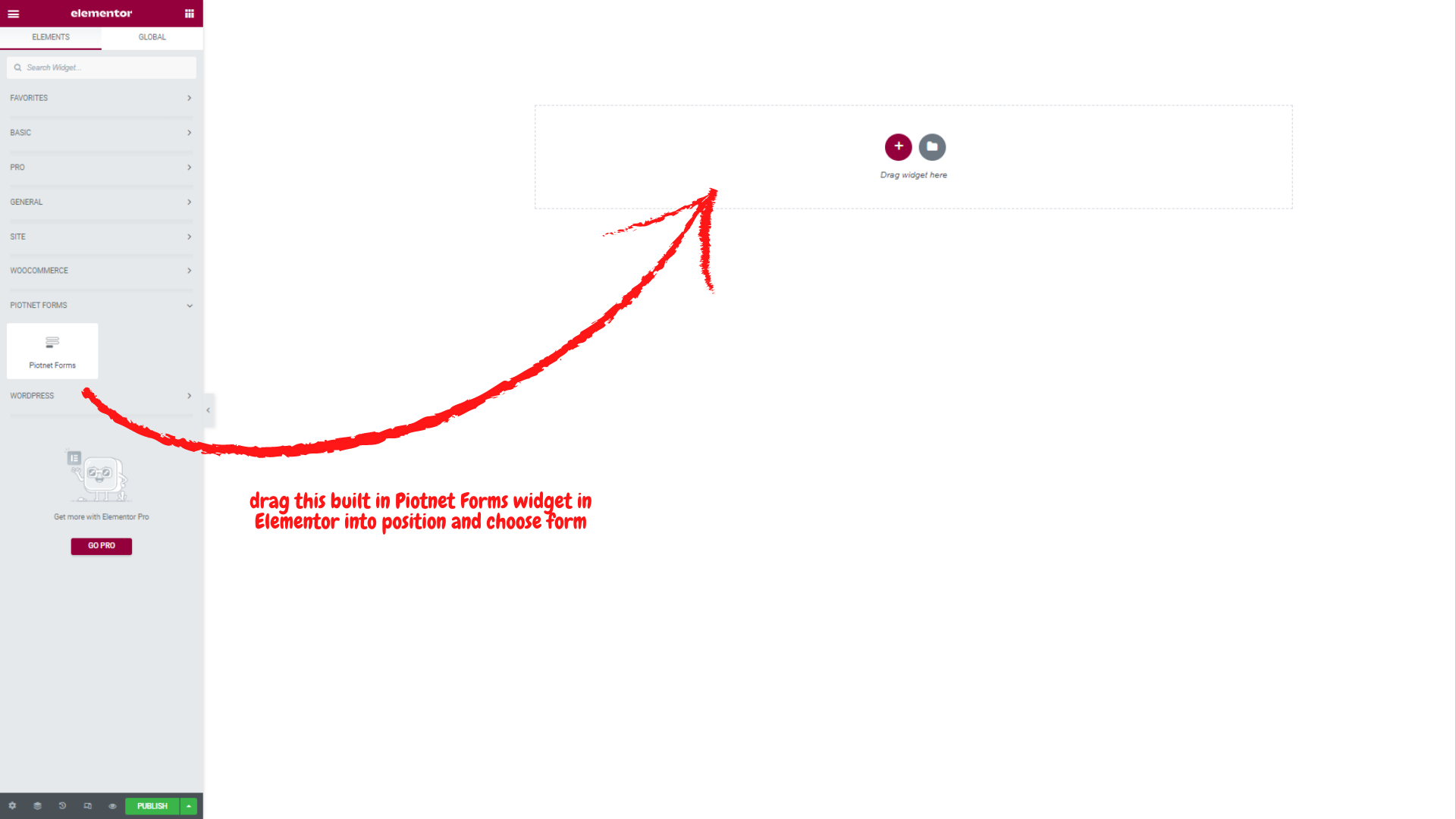 Embed Form to Posts/Pages - Piotnet Forms