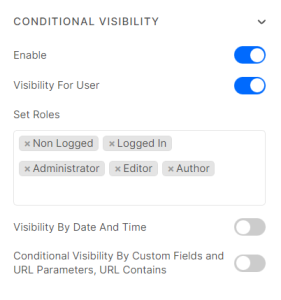 Conditional Visibility - Piotnet Forms